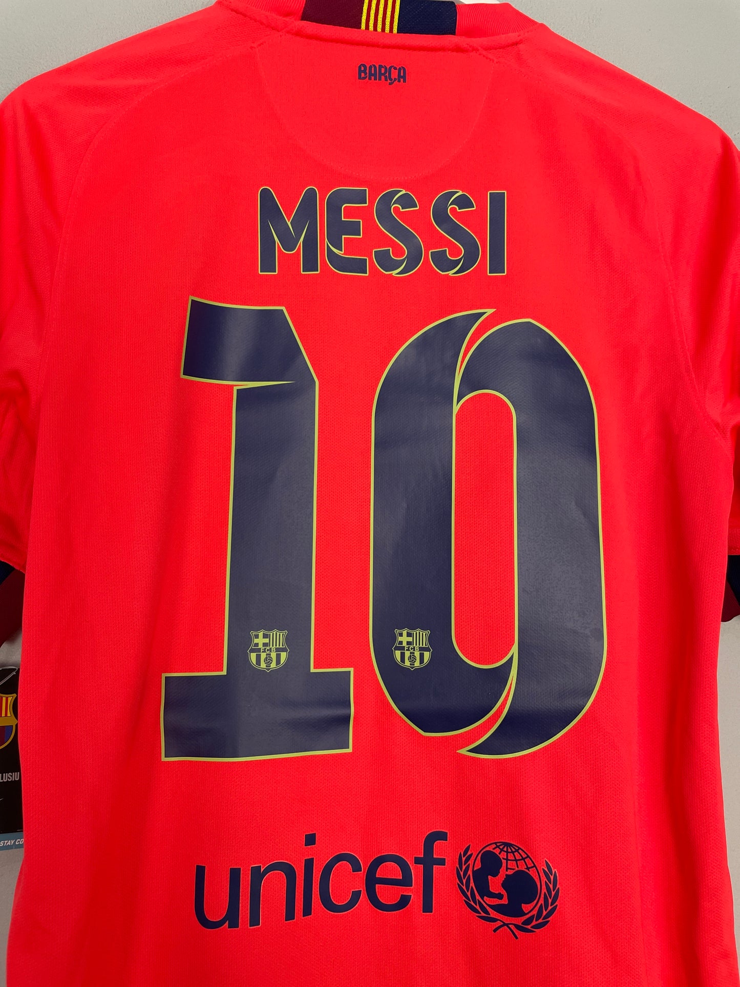 CULT KITS - 2014/15 BARCELONA MESSI #10 *BNWT* AWAY SHIRT (S) NIKE ...