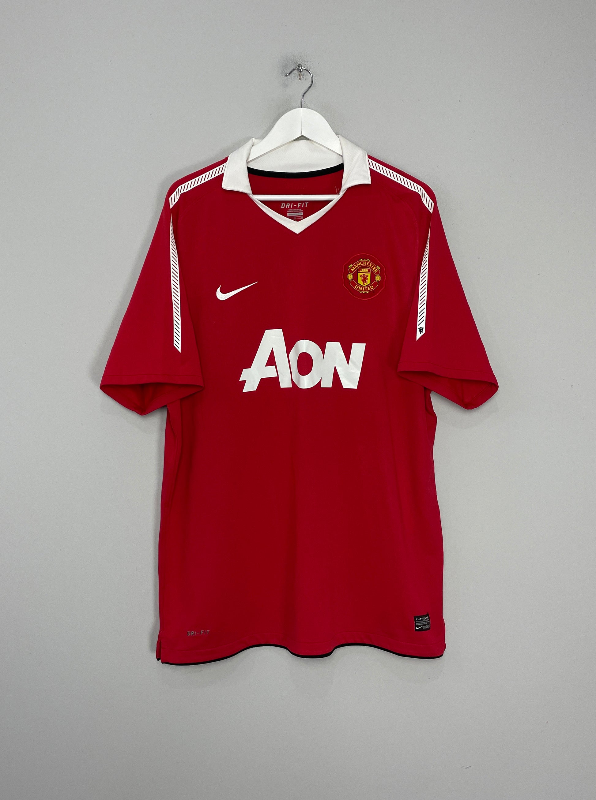 CULT KITS - 2010/11 MANCHESTER UNITED VIDIC #15 HOME SHIRT (XL) NIKE ...