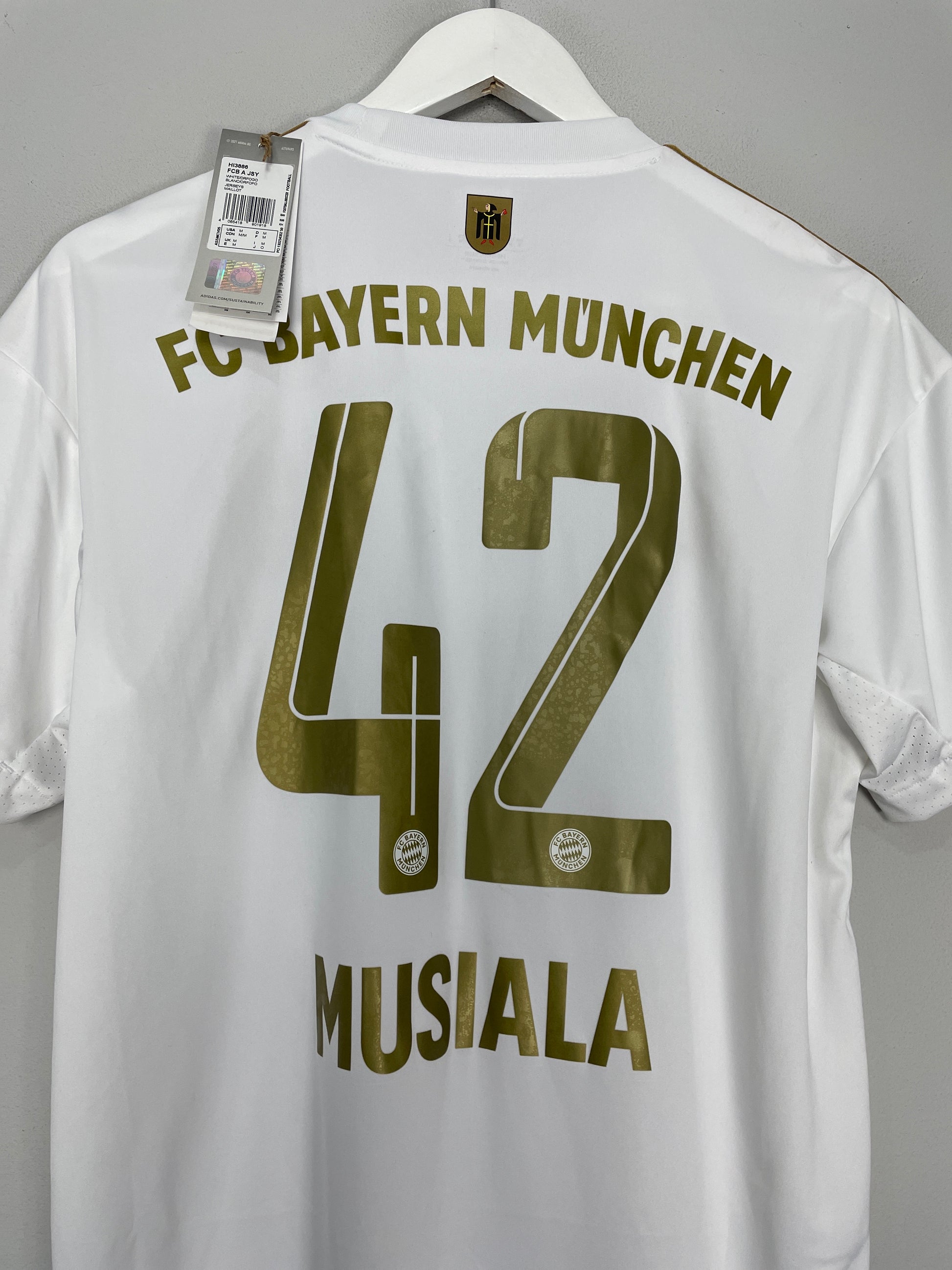 CULT KITS - 2022/23 BAYERN MUNICH MUSIALA #42 *BNWT* AWAY SHIRT (M ...