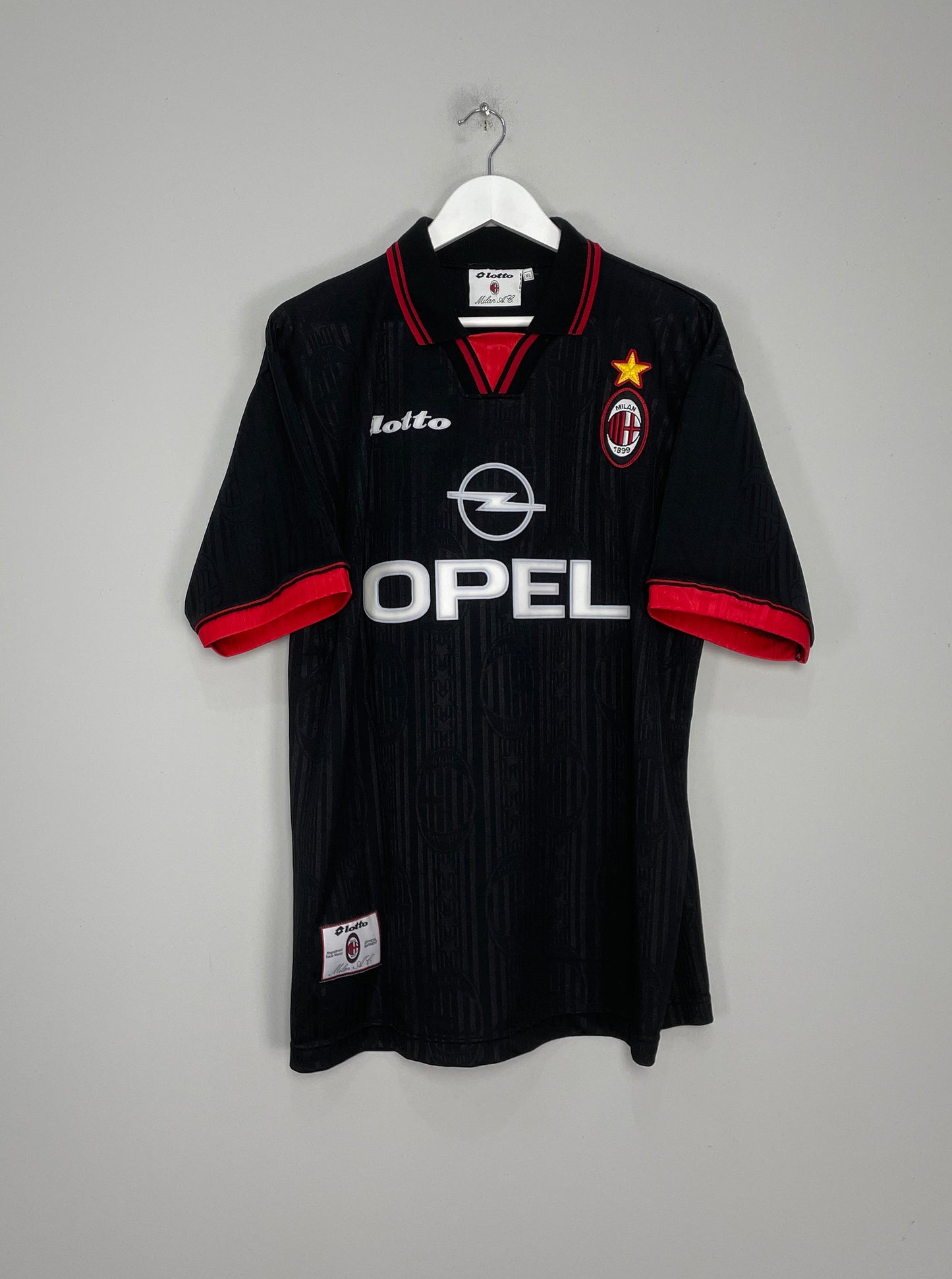 CULT KITS - 1997/98 AC MILAN LEONARDO #30 THIRD SHIRT (XL) LOTTO – Cult ...