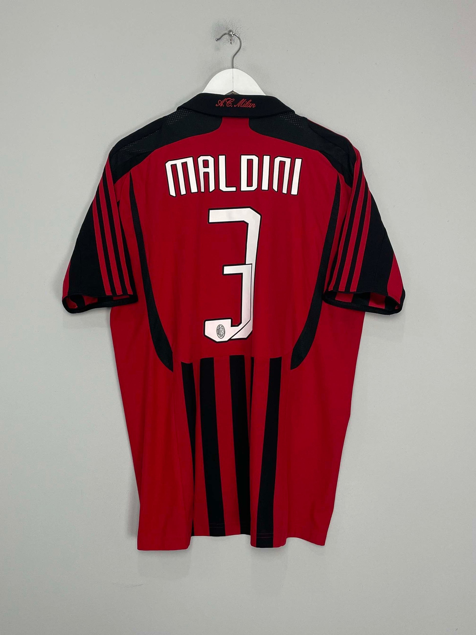CULT KITS - 2007/08 AC MILAN MALDINI #3 HOME SHIRT (L) ADIDAS – Cult Kits