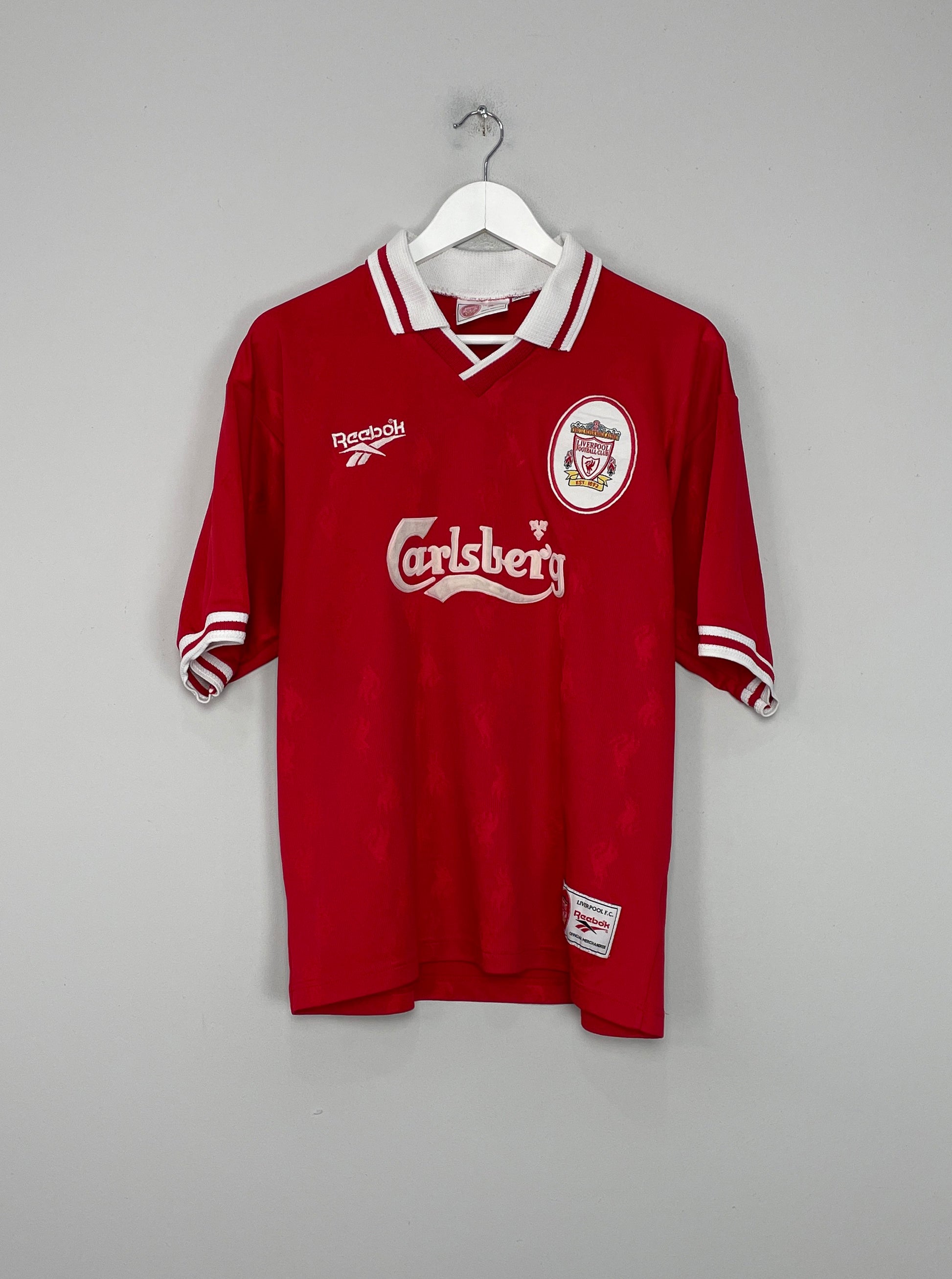 CULT KITS - 1996/98 LIVERPOOL HOME SHIRT (L) REEBOK – Cult Kits