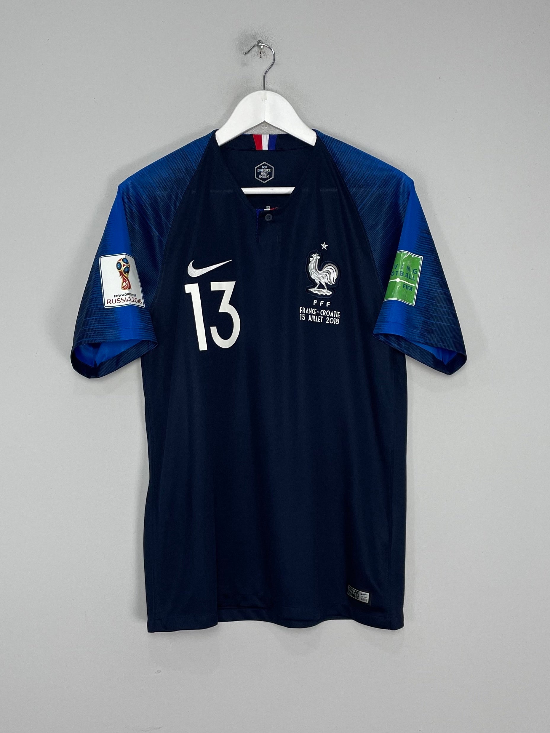 CULT KITS - 2018/19 FRANCE KANTE #13 *BNWT* HOME SHIRT (M) NIKE – Cult Kits