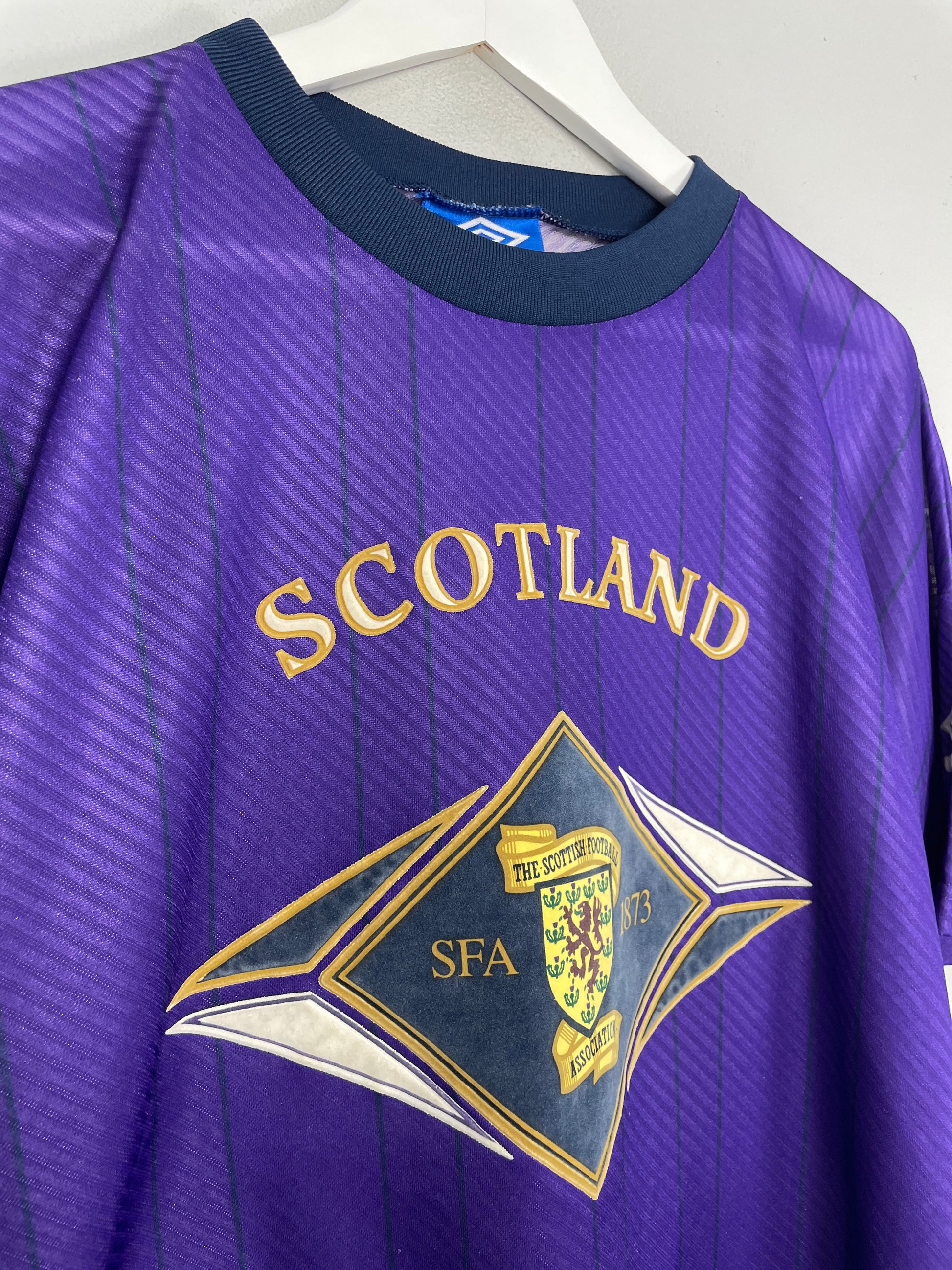 CULT KITS - 1994/95 SCOTLAND TRAINING SHIRT (M) UMBRO – Cult Kits