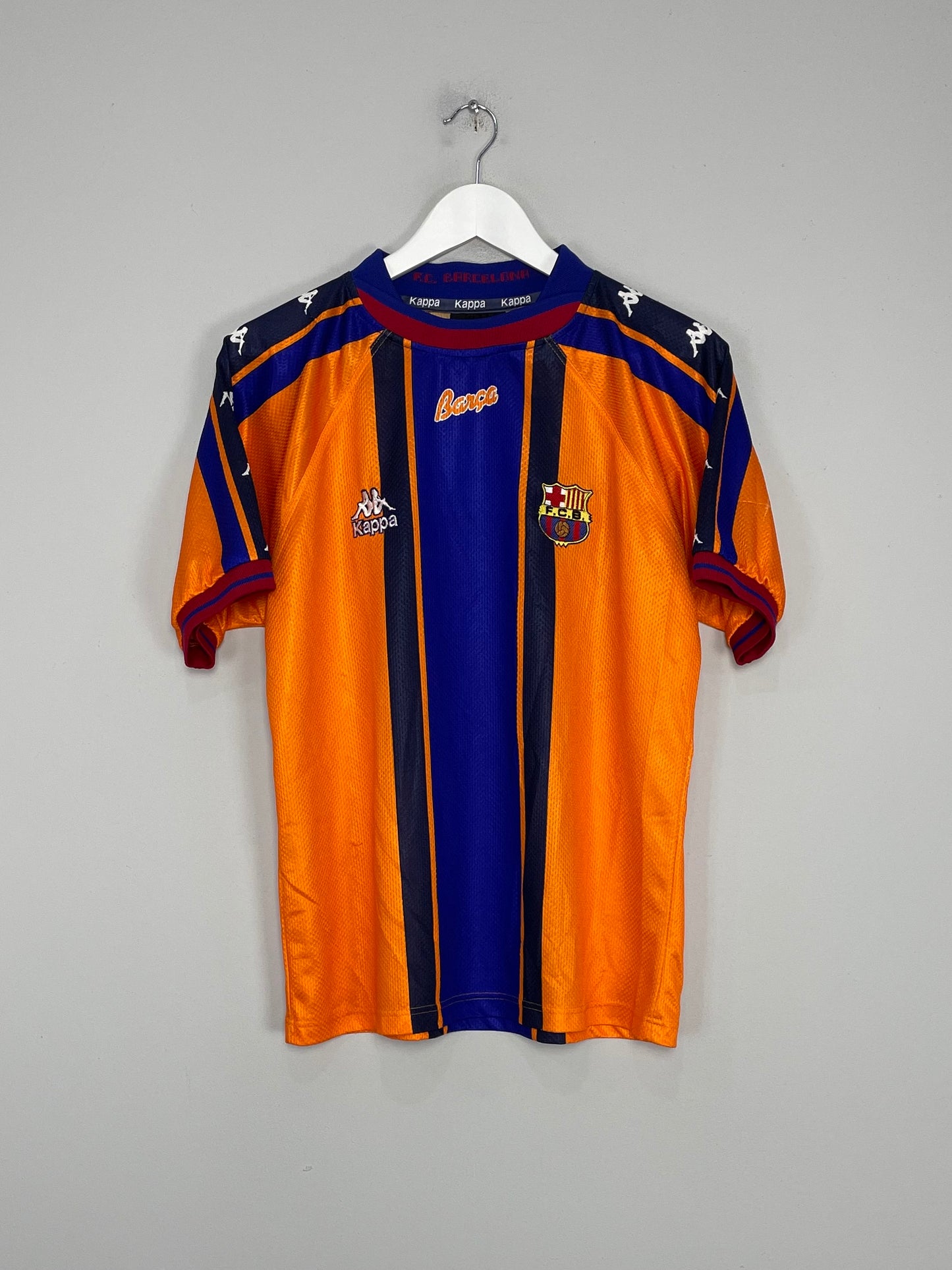 CULT KITS - 1997/98 BARCELONA AWAY SHIRT (S) KAPPA – Cult Kits
