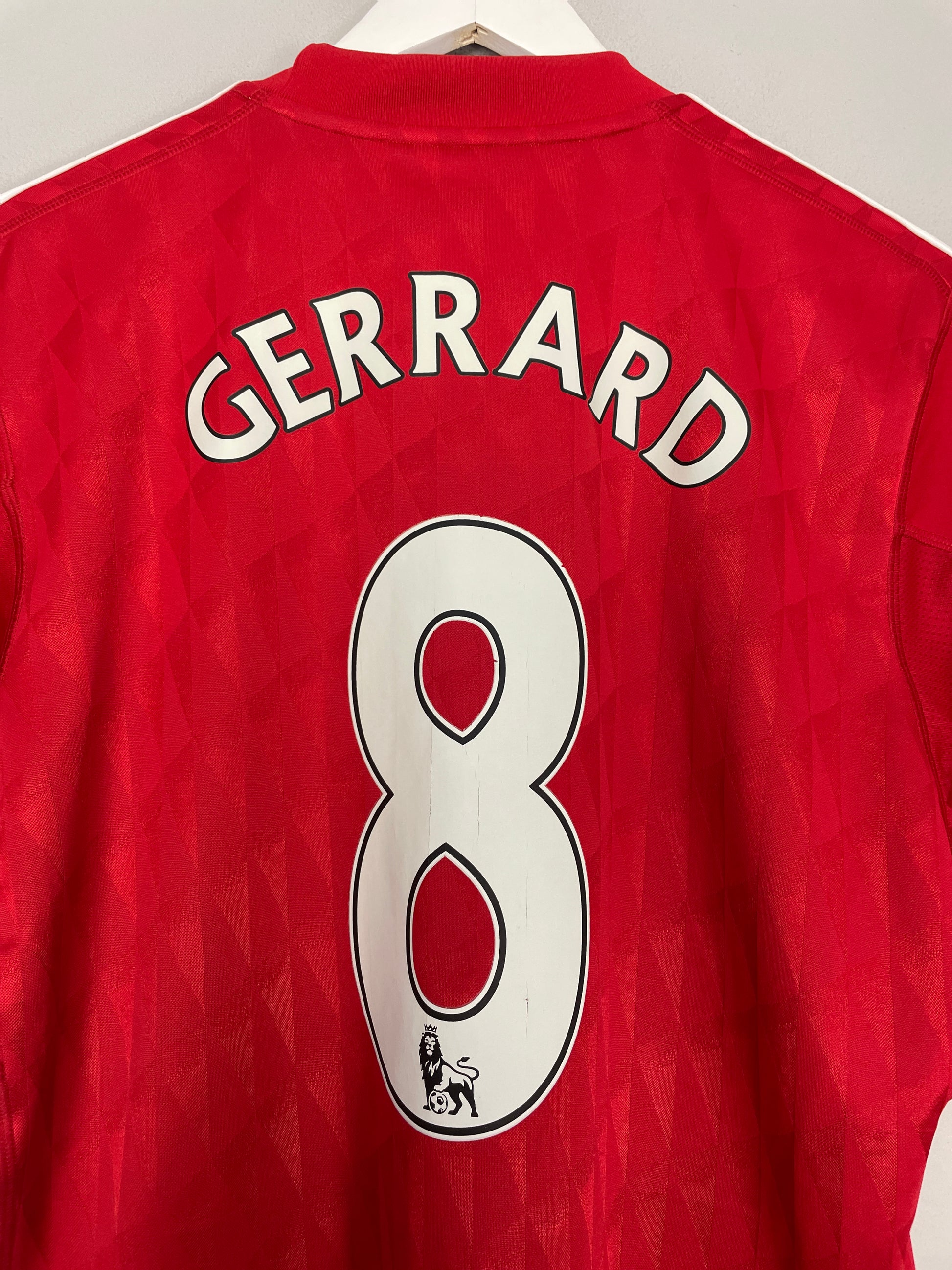 CULT KITS - 2010/12 LIVERPOOL GERRARD #8 HOME SHIRT (M) ADIDAS – Cult Kits