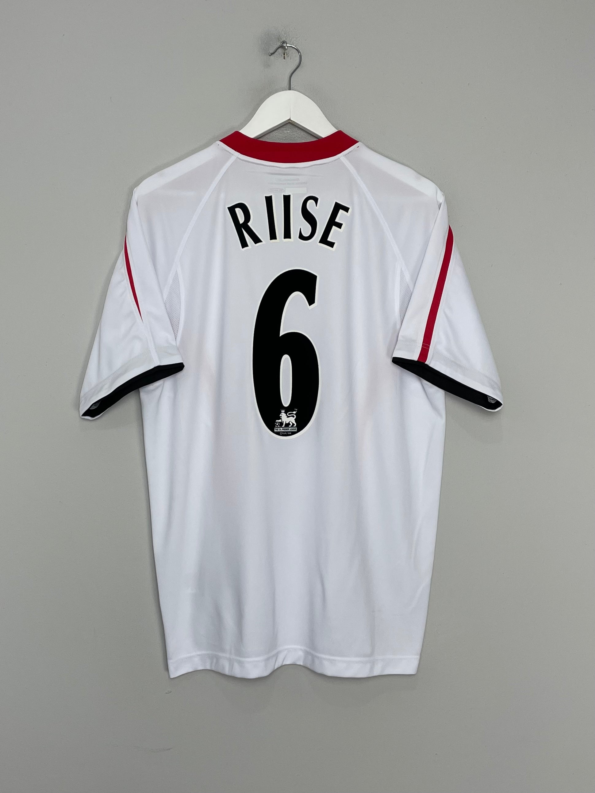 CULT KITS - 2005/06 LIVERPOOL RIISE #6 AWAY SHIRT (M) REEBOK – Cult Kits