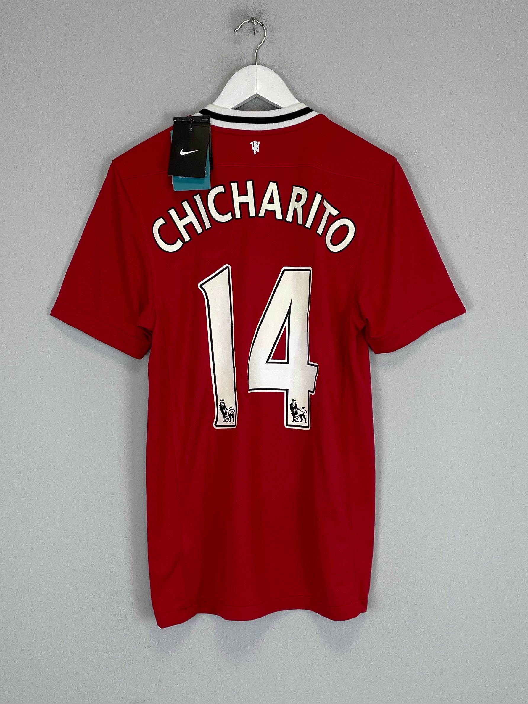 2011/12 MANCHESTER UNITED CHICHARITO #14 *BNWT* HOME SHIRT (S) NIKE ...