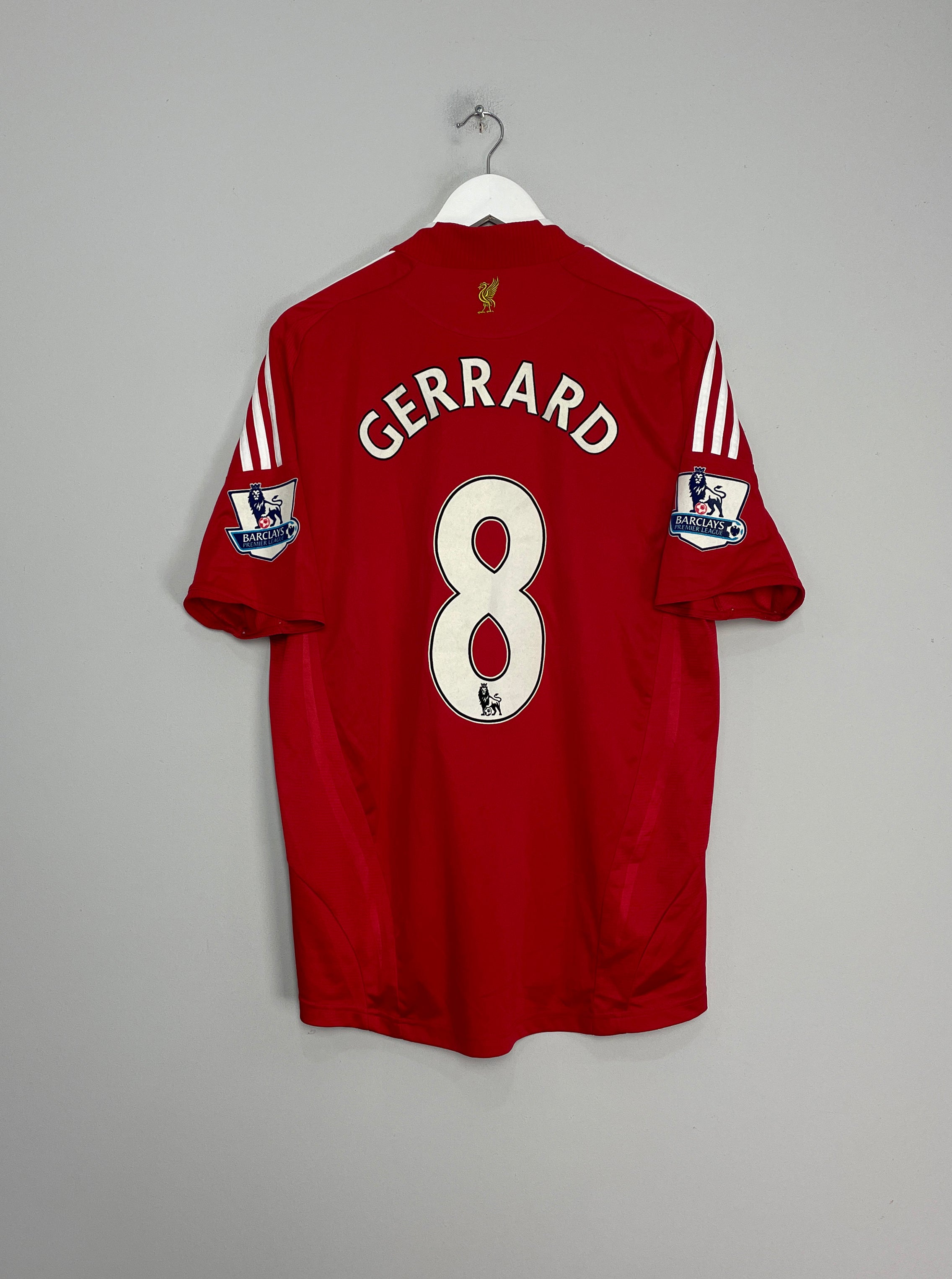 CULT KITS - 2008/10 LIVERPOOL GERRARD #8 HOME SHIRT (L) ADIDAS – Cult Kits