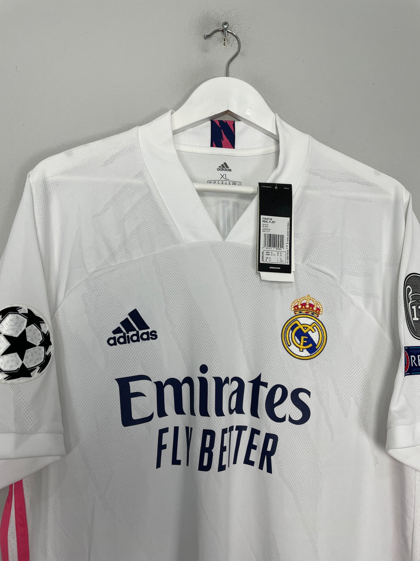 CULT KITS - 2020/21 REAL MADRID VINI JR #20 *BNWT* C/L HOME SHIRT (XL ...