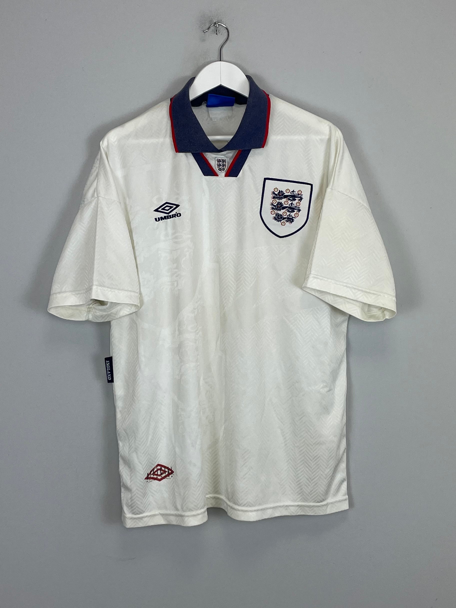 CULT KITS - 1993/95 ENGLAND HOME SHIRT (XL) UMBRO – Cult Kits
