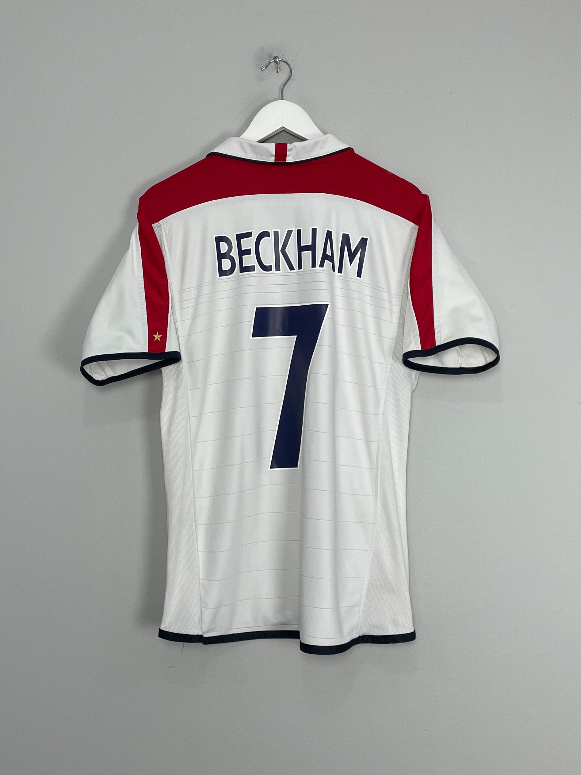 CULT KITS - 2003/05 ENGLAND BECKHAM #7 HOME SHIRT (M) UMBRO – Cult Kits