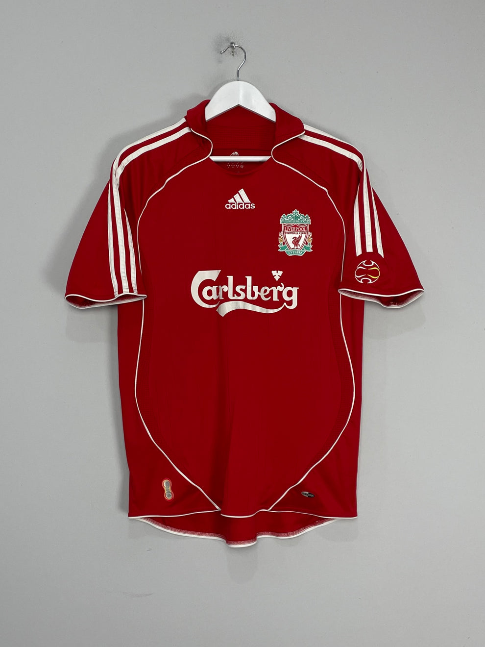 CULT KITS - 2006/08 LIVERPOOL GERRARD #8 HOME SHIRT (M) ADIDAS – Cult Kits