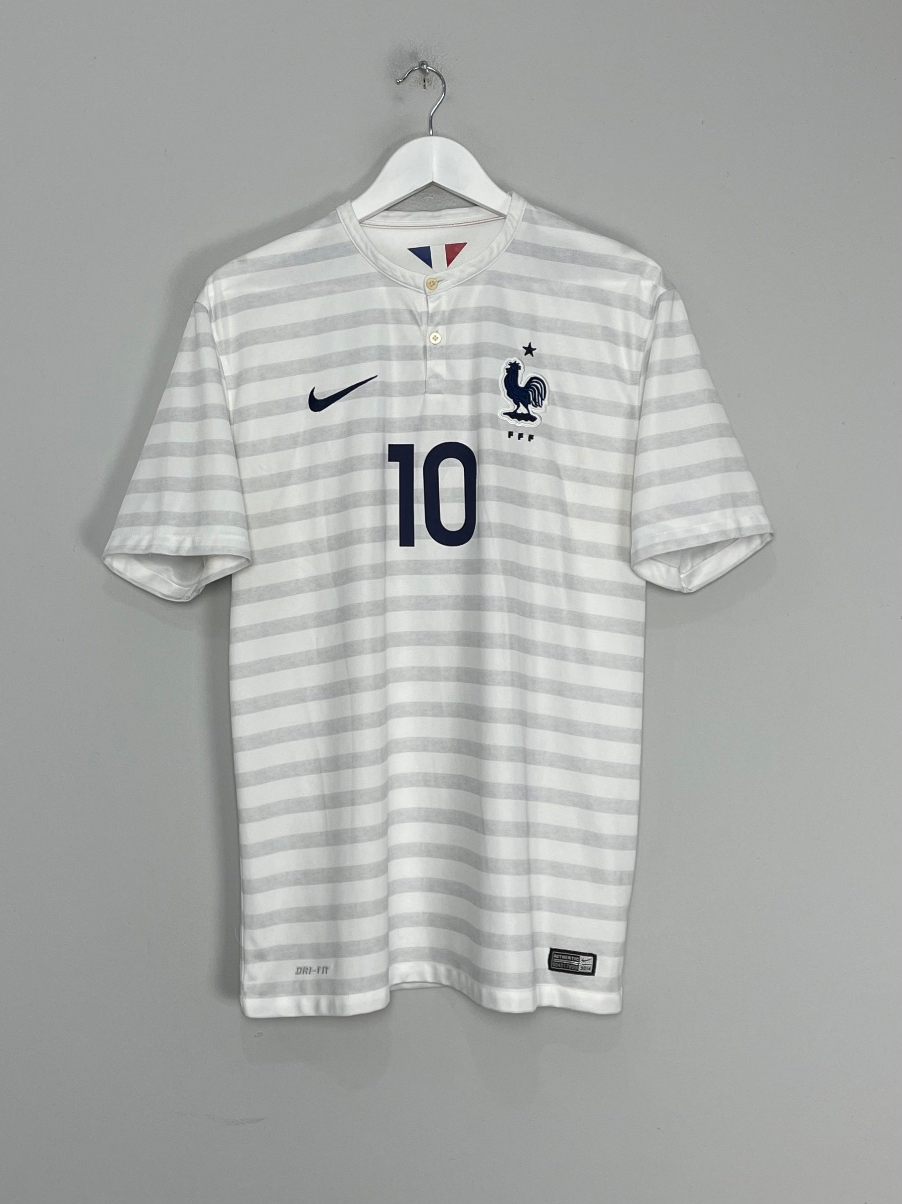 CULT KITS - 2014/15 FRANCE BENZEMA #10 FRANCE AWAY SHIRT (L) NIKE ...