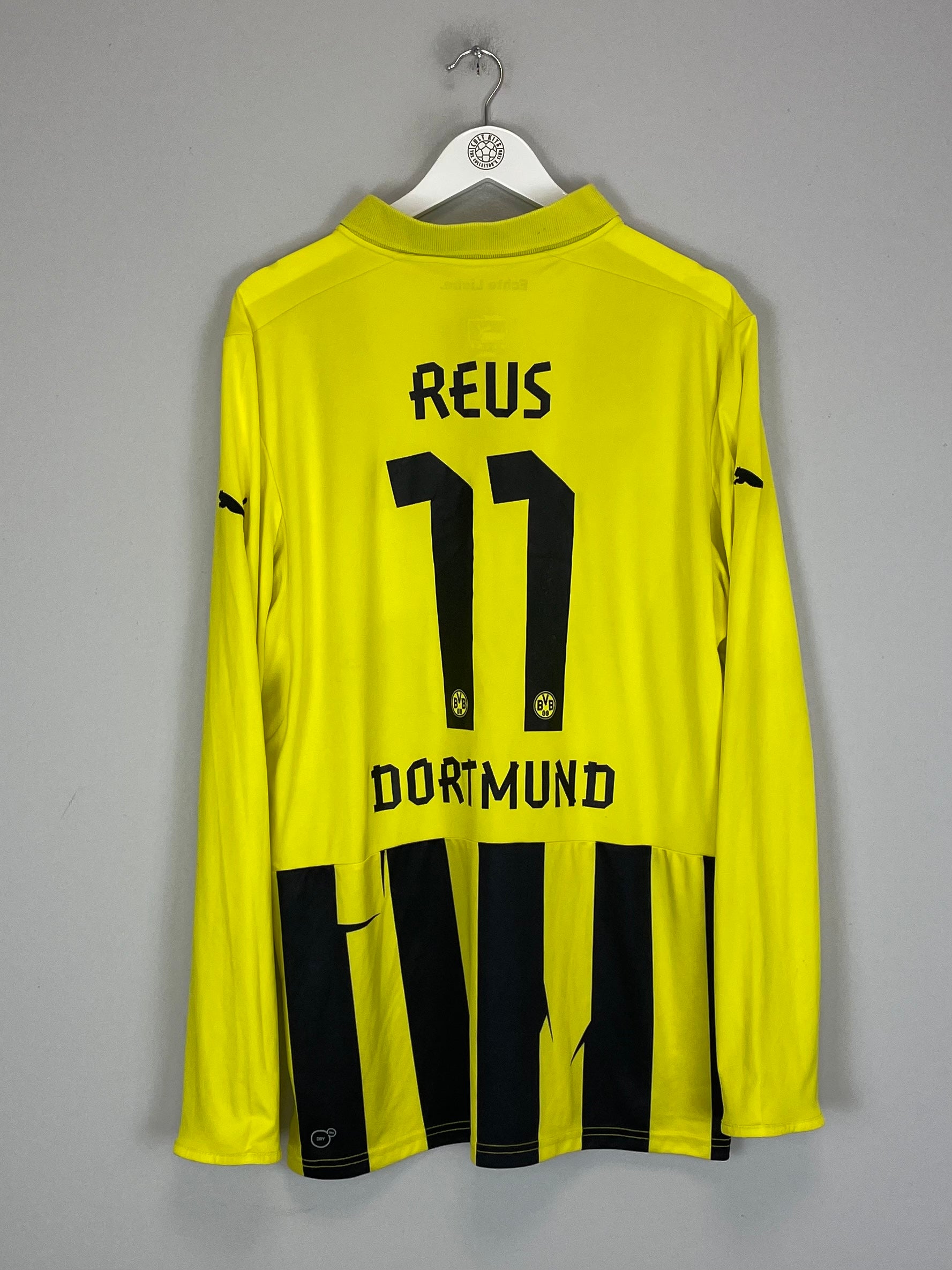 Cult Kits | 2012/13 DORTMUND REUS #11 L/S EUROPEAN HOME SHIRT (XXL) PUMA