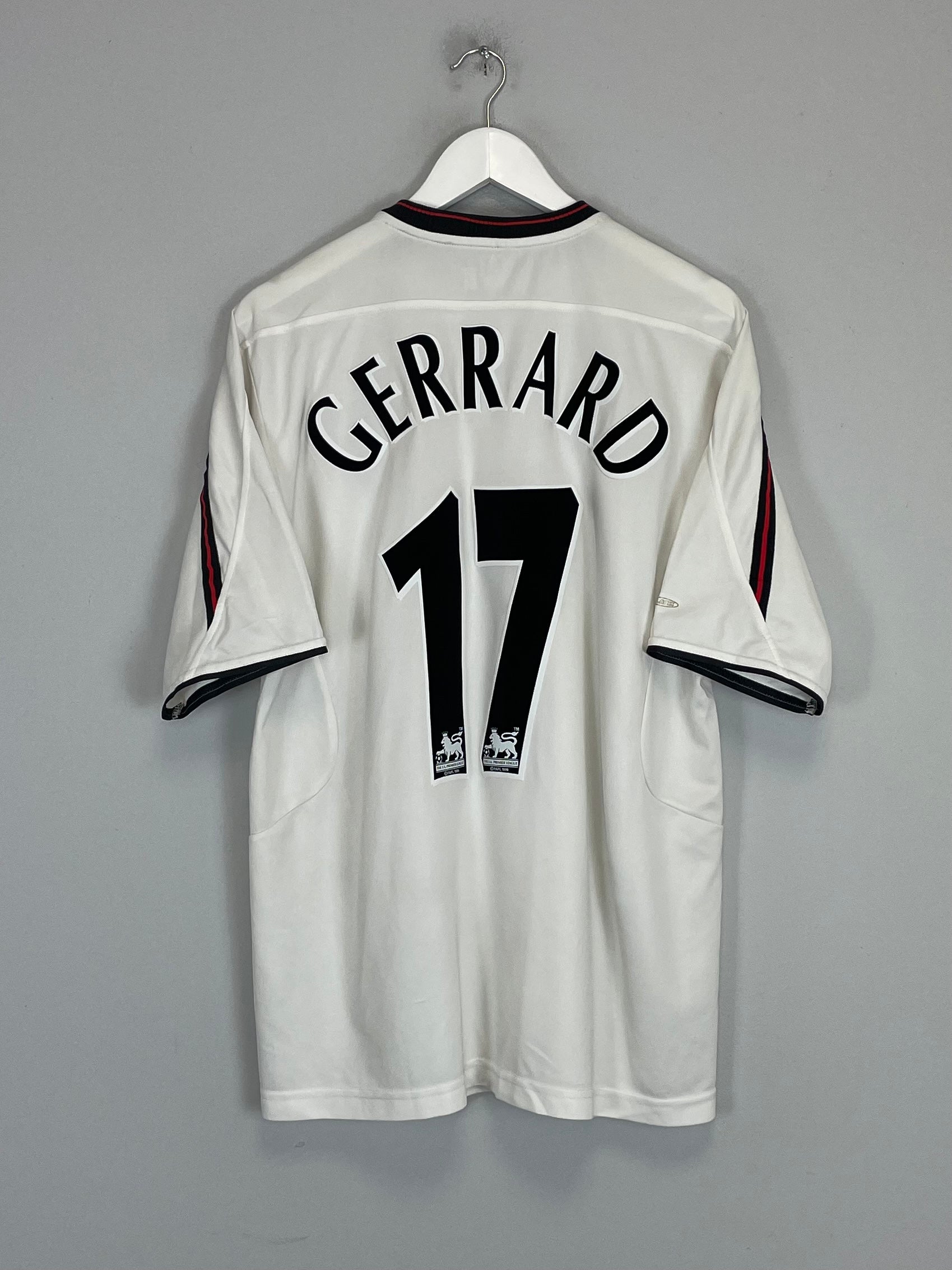 2003/05 LIVERPOOL GERRARD #17 AWAY SHIRT (XL) REEBOK, Cult Kits